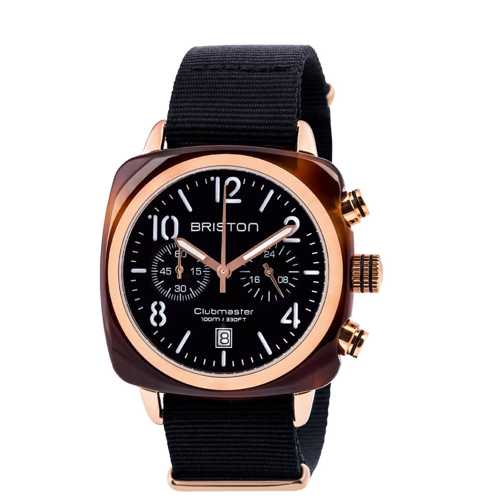 Clubmaster Classic - Chrono - Rose Gold - Noir